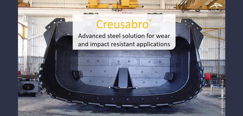 Creusabro - työstökarkeneva kulutusteräs nyt myös Suomen markkinoilla